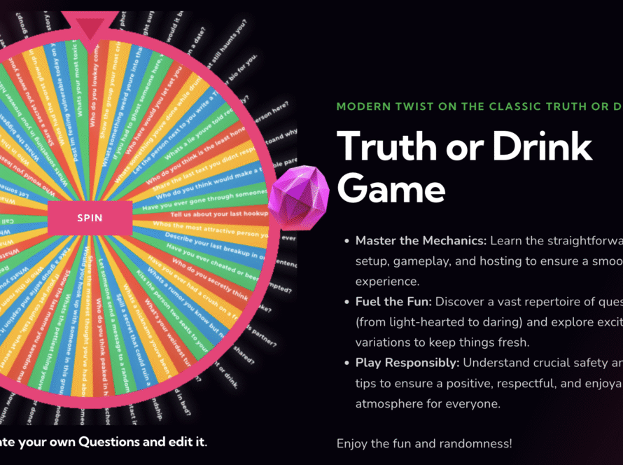 Ultimate 🍻 Drinking Game Wheel | Spin, Sip, and Celebrate! - Pick The Wheel